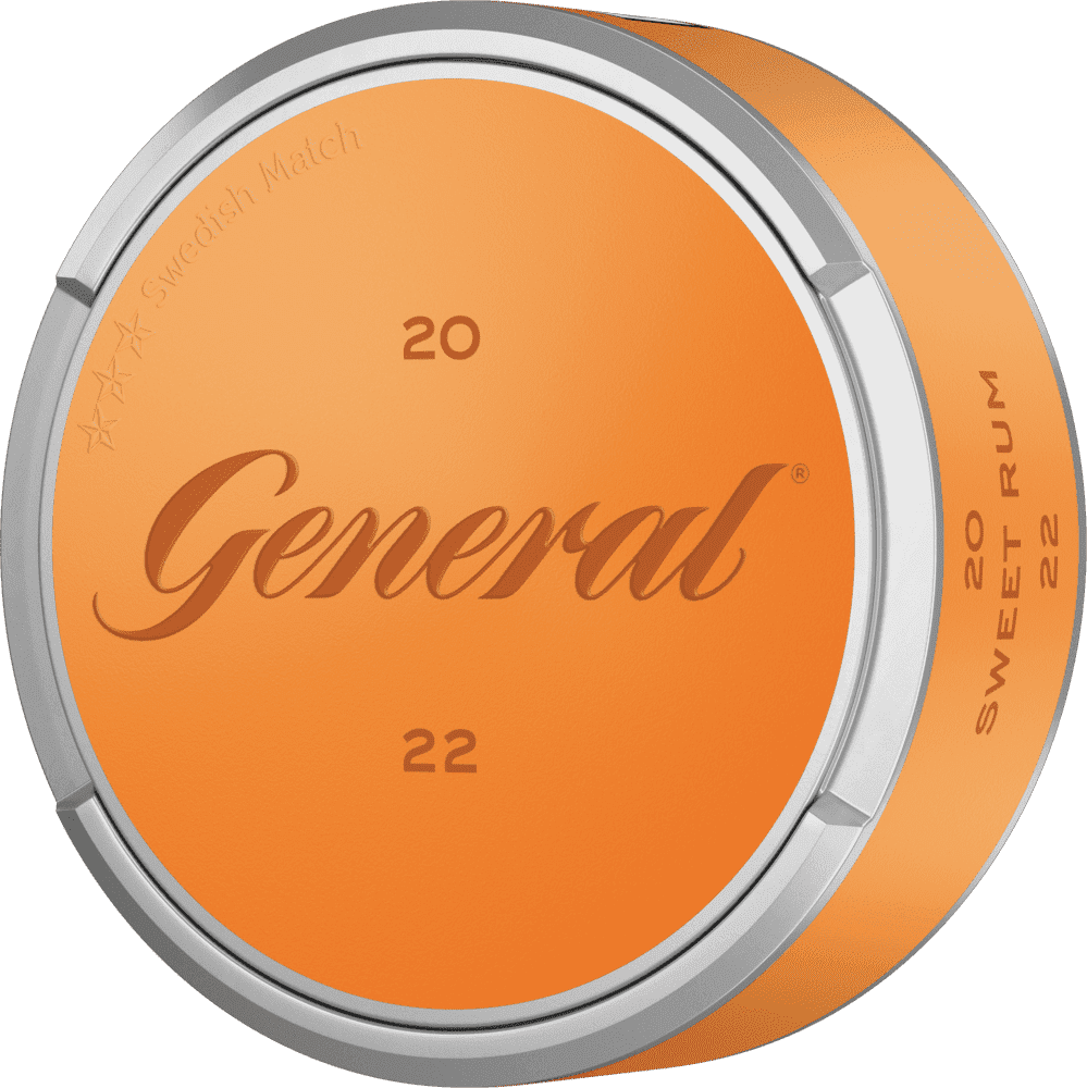 Köp General Sweet Rum White Portionssnus LIMITED EDITION