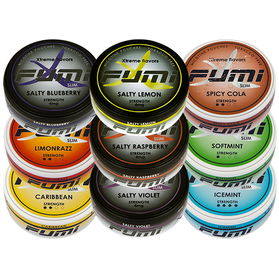 Köp Mixpack Fumi 9-sorter STRONGER - Snussidan.se