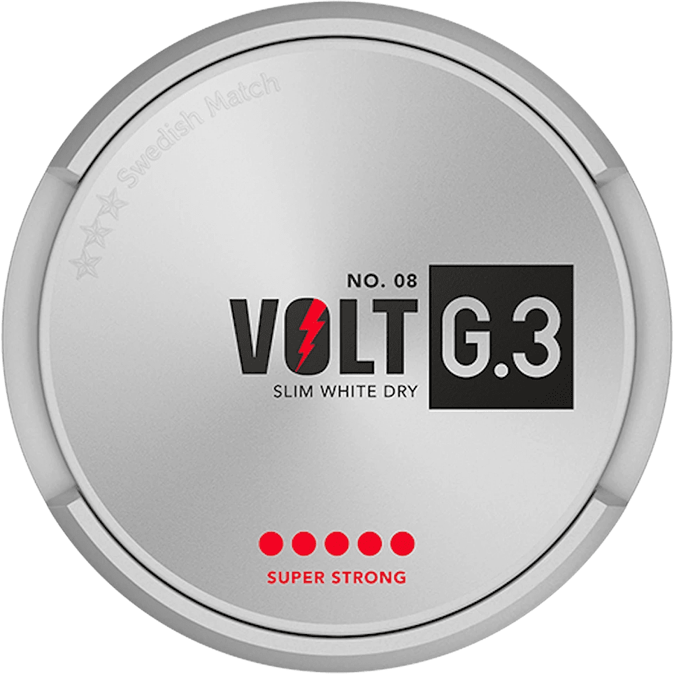 Köp G.3 Volt Slim White Dry Super Strong - Snussidan.se