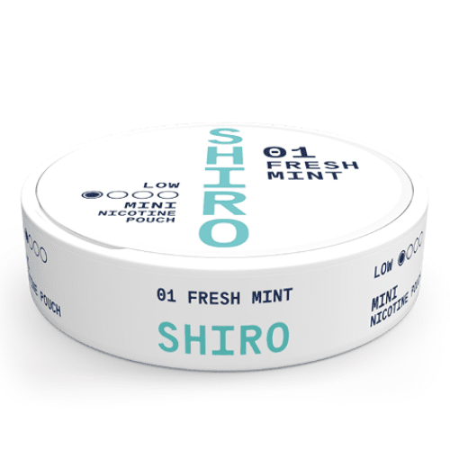 Köp Shiro 01 Fresh Mint Low Mini - Snussidan.se