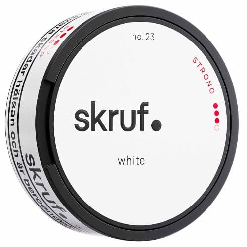 Köp Skruf No. 23 White Strong - Snussidan.se